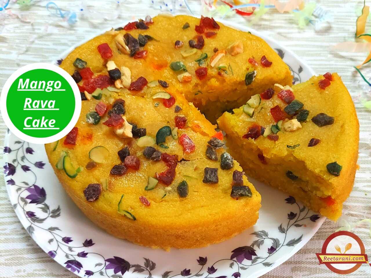 The Best Way To Mango Rava Cake Recipe | मैंगो सूजी केक