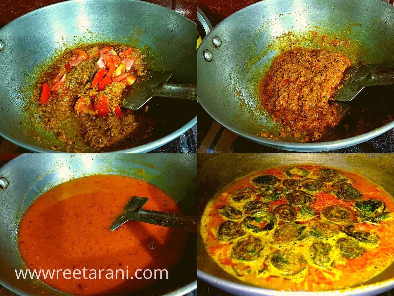 Colocasia Leaves Gravy Vegetable | Arbi Ke Patte Ki Sabji Recipe in Hindi