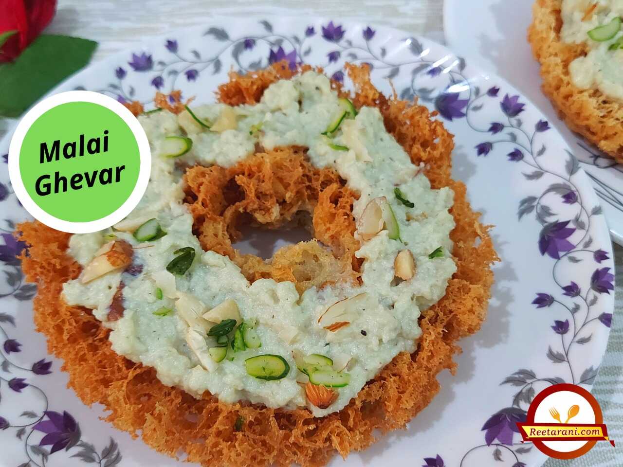 Ghevar Recipe | मलाई घेवर रेसिपी | How To Make Rabri Ghevar Recipe